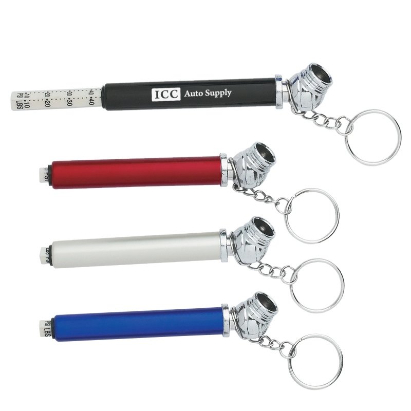 Mini Tire Gauge Key with Custom Logo