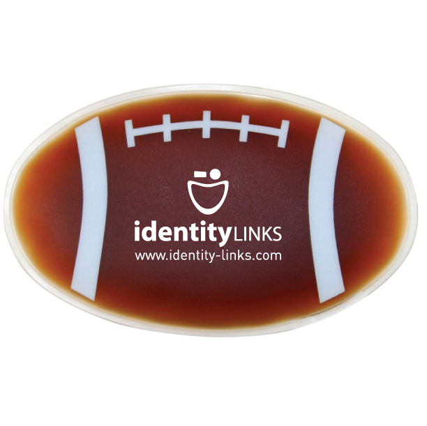 Custom Printed Football Shaped Ice Chill Cold Pack