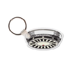 Custom Printed Smoke Detector Soft Vinyl Key Tag