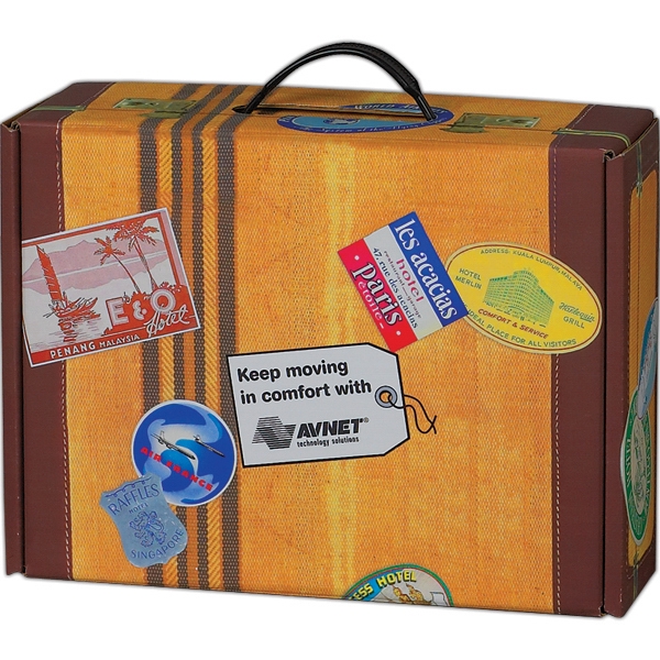 Promotional Suitcase Travel-Themed Mailer Box