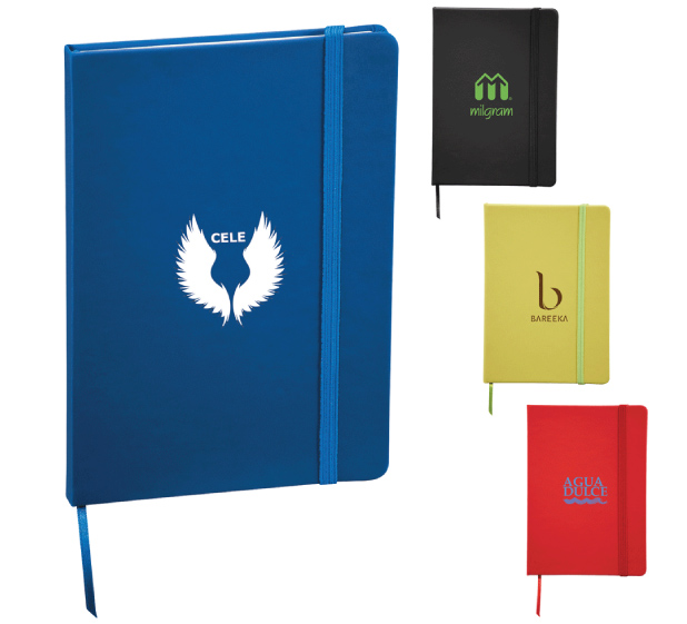 Custom Printed 5" x 7" Elastic Closure Notebook