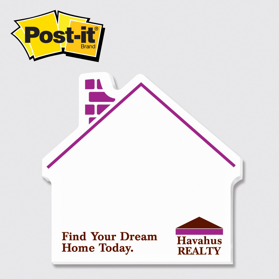 House Shaped Post It NotesPromotional Gift