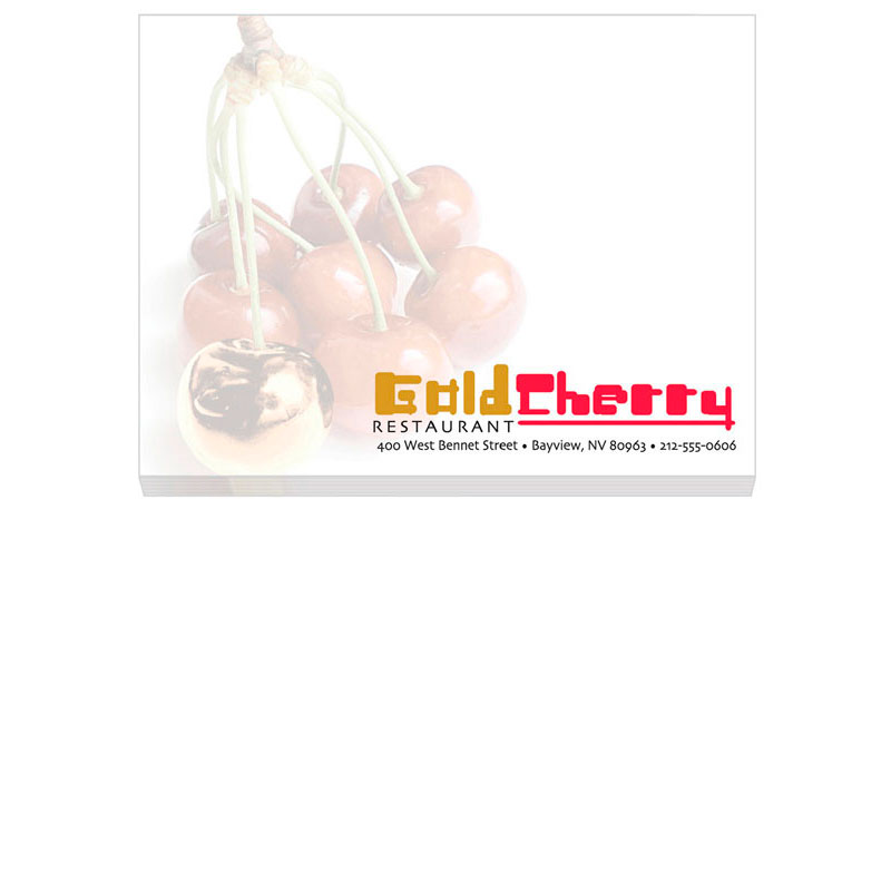 Promotional 4" x 3" 50 Sheet BIC Adhesive Notepads