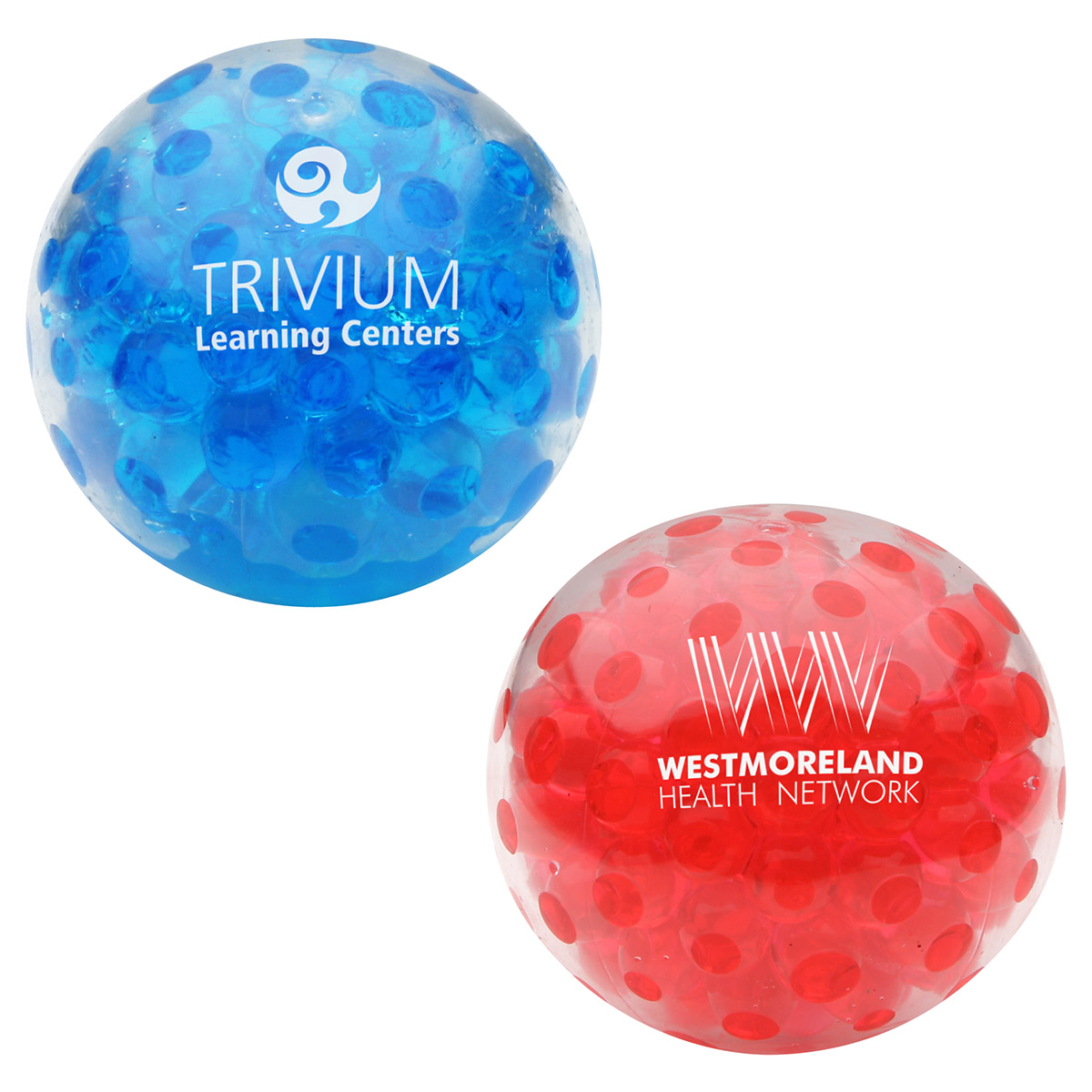 Custom Imprinted Beaded Stress Squeezing Gel Ball