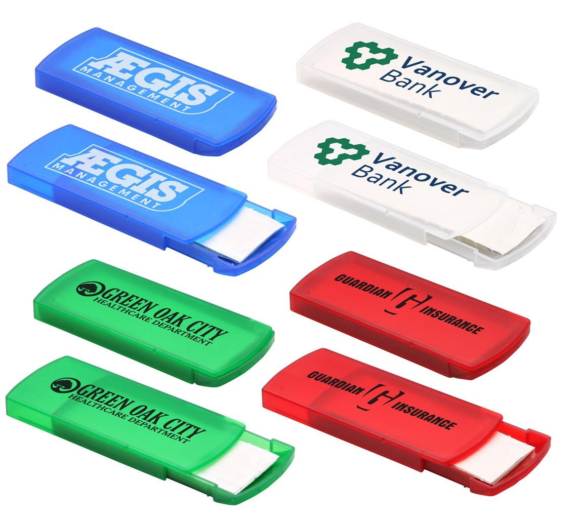 Custom Printed Slide-Away Band-Aid Dispenser