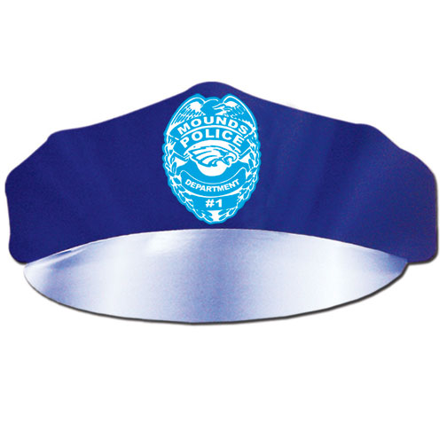 Police Cap Paper Hatwith Logo