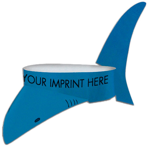 Custom Printed Shark Themed Paper Hat