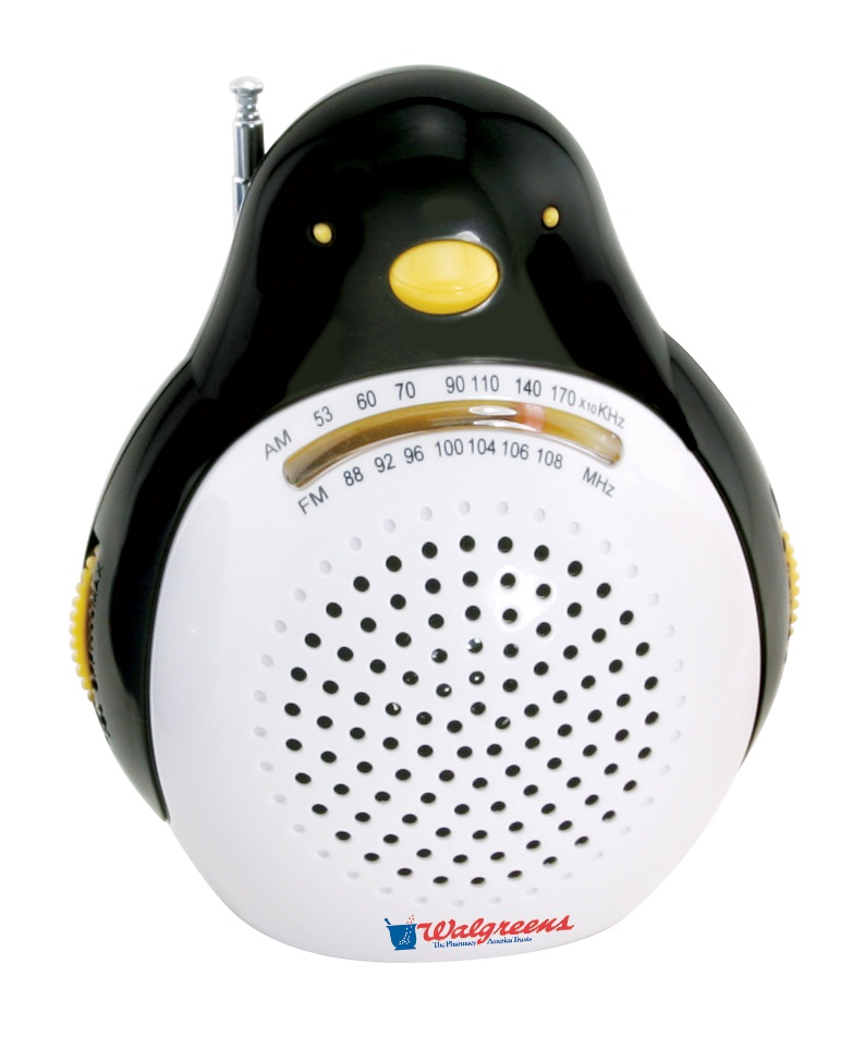 Custom Printed Penguin Shaped Radio | Identity Links