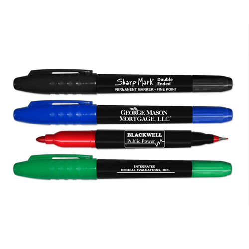 Custom Imprinted Double Ended Combo Permanent Pocket Marker