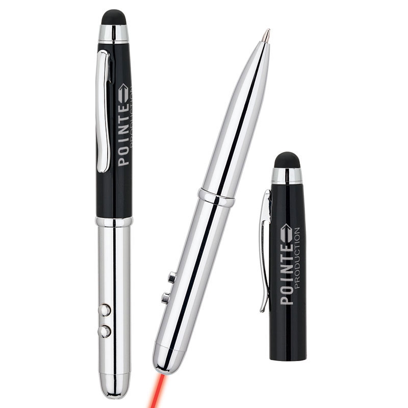 Custom Printed Laser Stylus Flashlight Pen