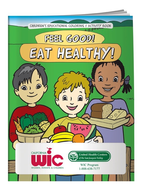 Promotional Eat Healthy! Coloring Book