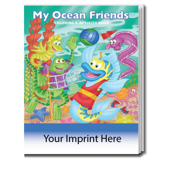 Custom Printed "Ocean Safety Awareness" Coloring Book