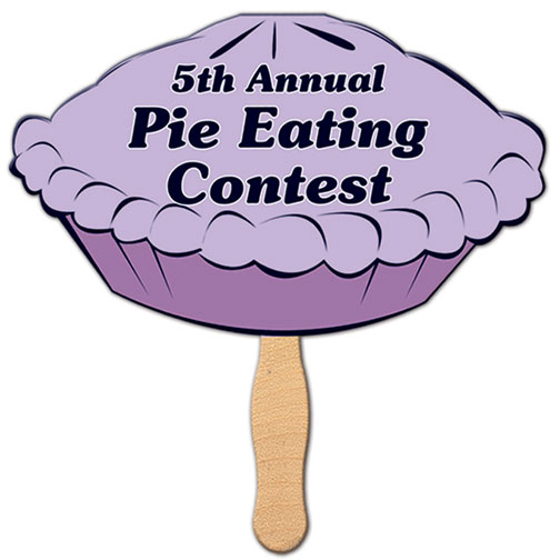 Promotional Pie Shaped Sandwich Fan