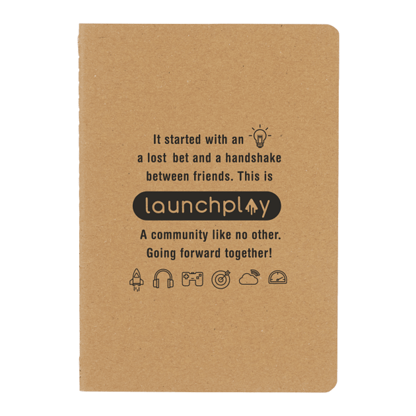 Custom Printed 5x7 Recycled Pocket Notebook