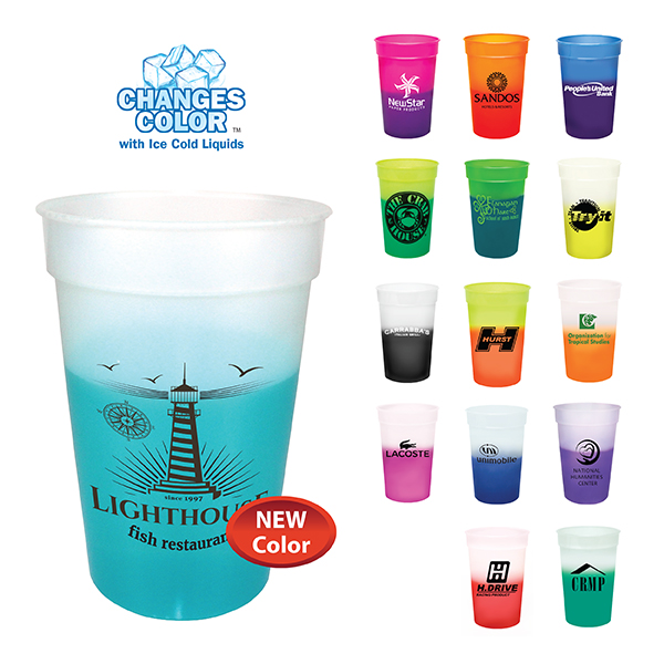 Promotional 17 oz. Color Changing Stadium Cup