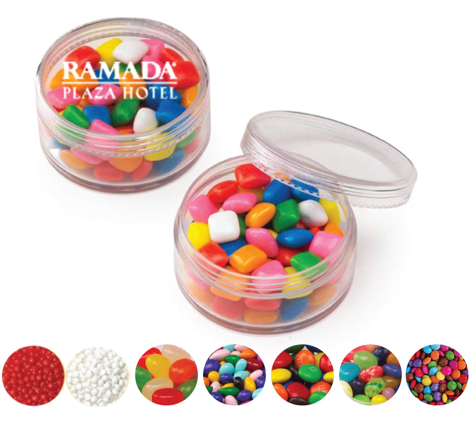 Promotional Mini Round Candy Container