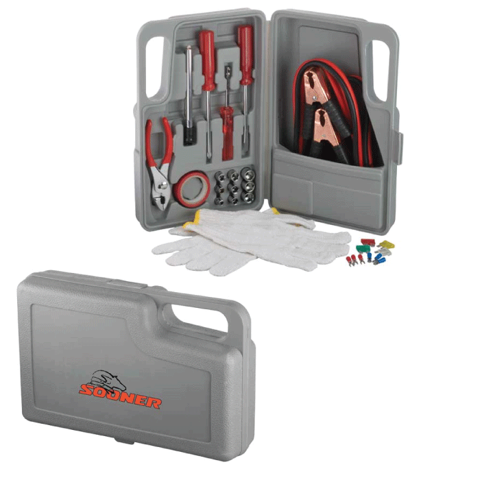 Custom Printed 27 Piece Road Side Tool Kit