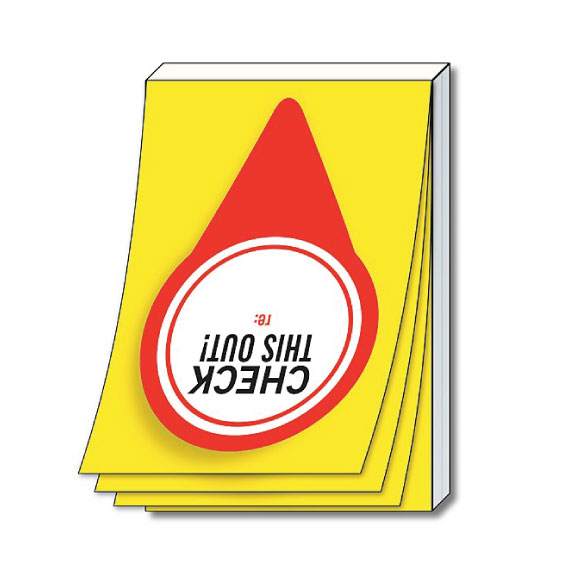 Custom Printed 2x3 Sticky Notepad ( 25 Sheets )