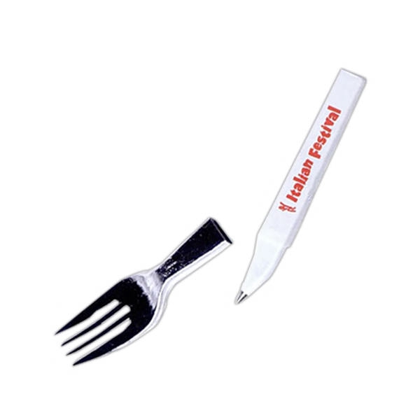 Logo Fork Shaped Pen