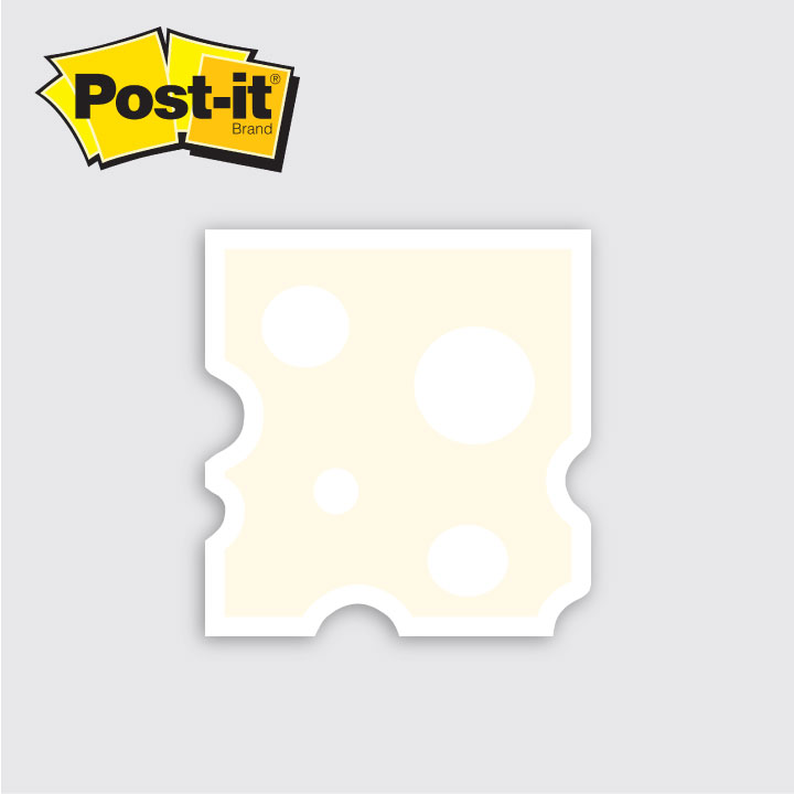 Promotional Cheese Shaped Post it Notes