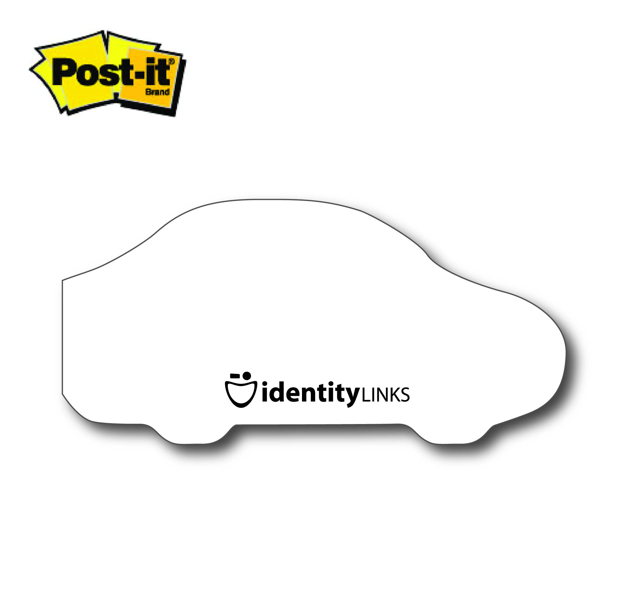 Promotional Car Shaped Post It Notes