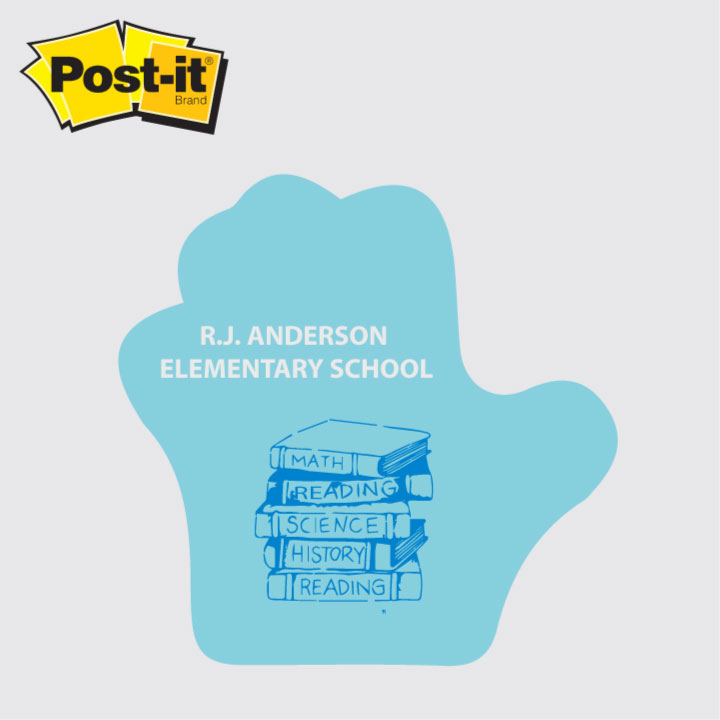 Promotional Left Hand Shaped Post It Notes