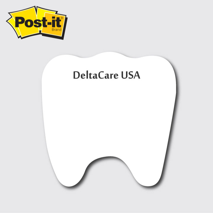 Promotional Tooth Shaped Post It Notes