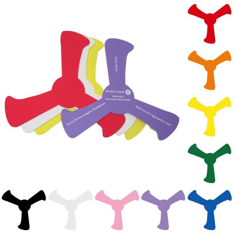 Promotional 7" Windmill 3 Arm Foam Flyer