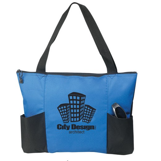 Custom Printed Polyester Totes With Your Logo
