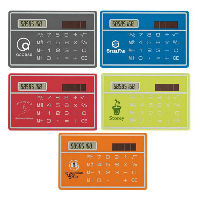 Custom Imprinted Pocket Calculators with Your Company Logo