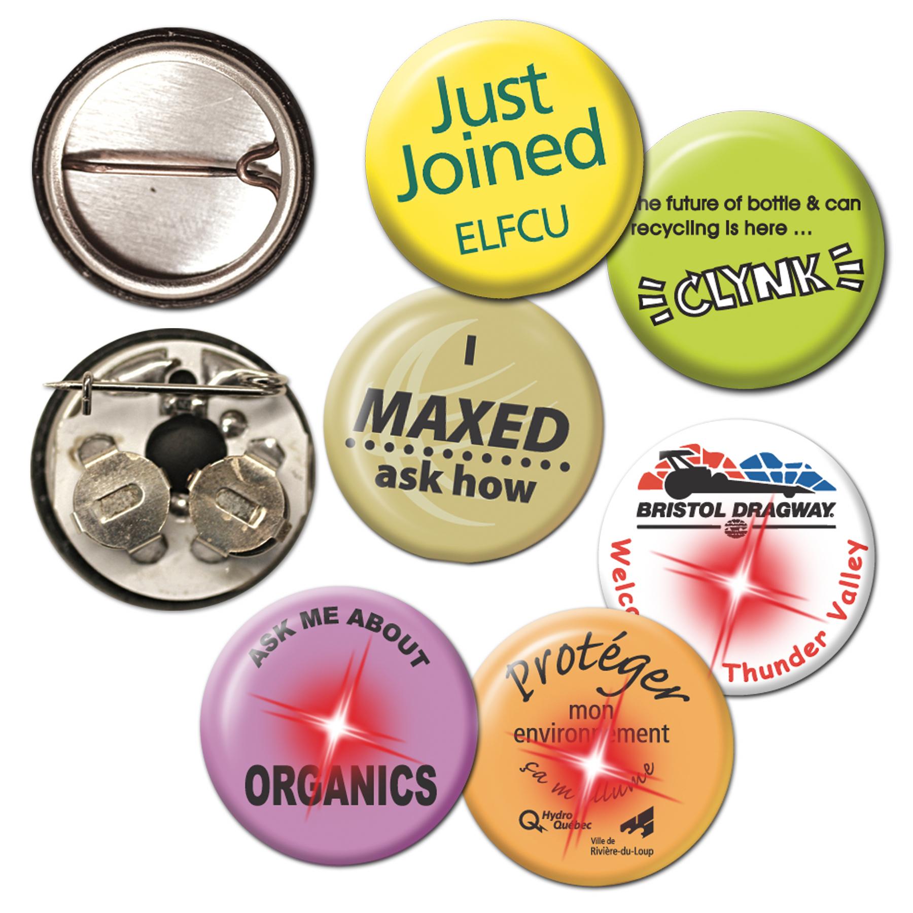 Promotional Light Up Buttons and Promotional Pins