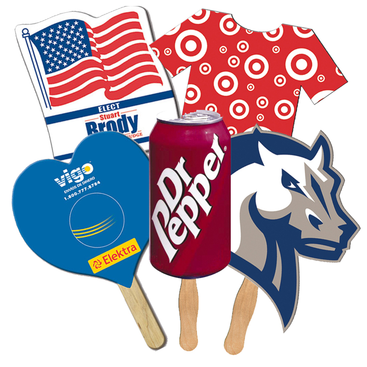 Advertising Hand Fans with Promotional Logo