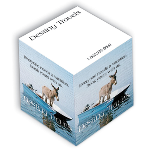 Promotional Logo Adhesive Paper Cubes