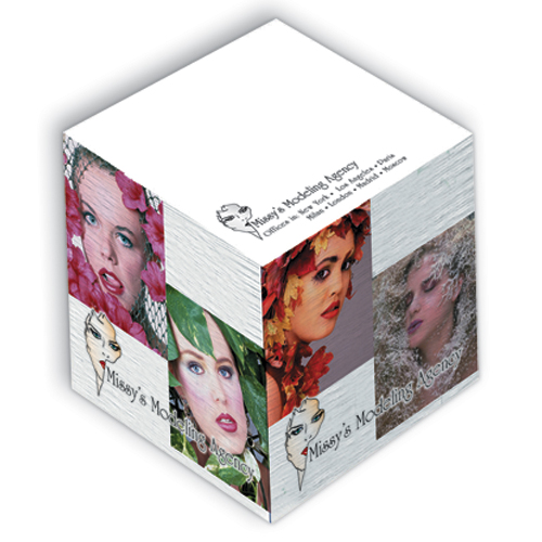 Promotional Non-Adhesive Paper Cubes with Logo