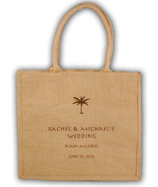 Custom Printed Burlap Bags and Burlap Totes | Identity Links