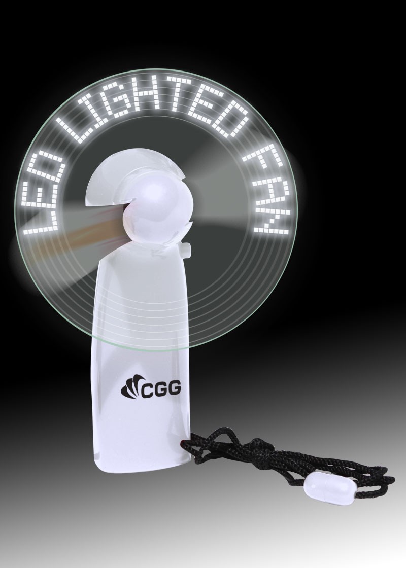 Promotional LED Lighted Message Fan
