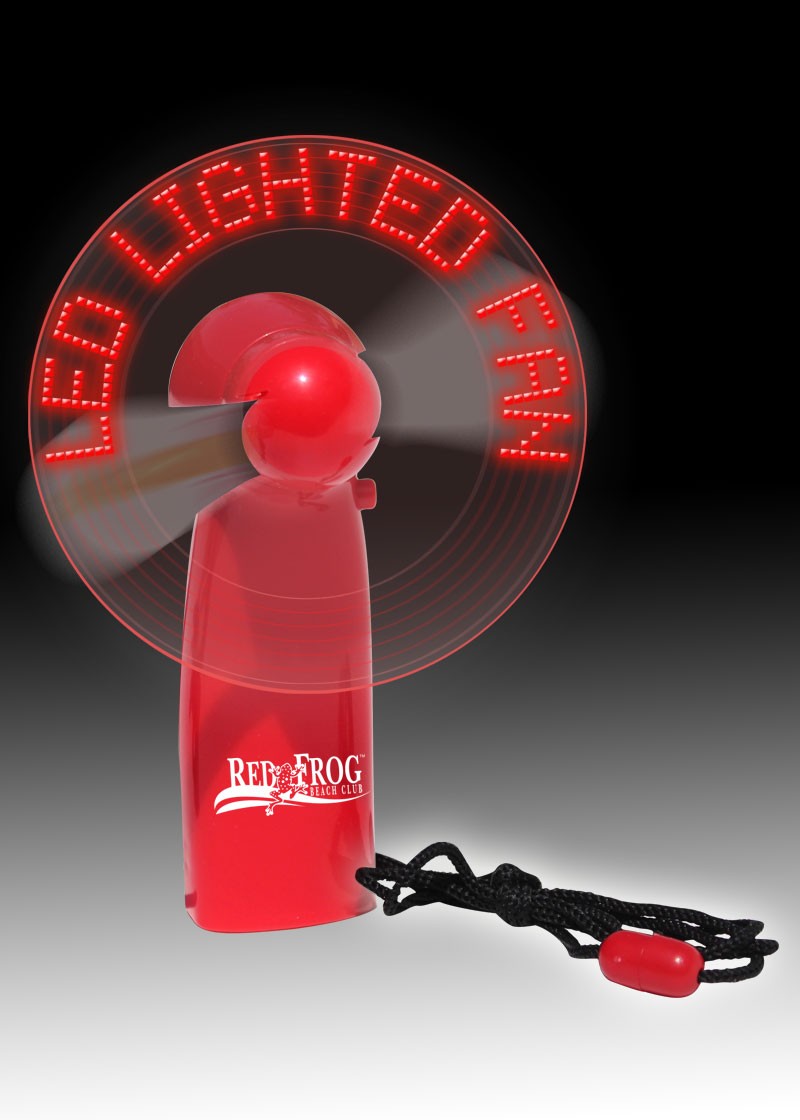 Promotional LED Lighted Message Fan