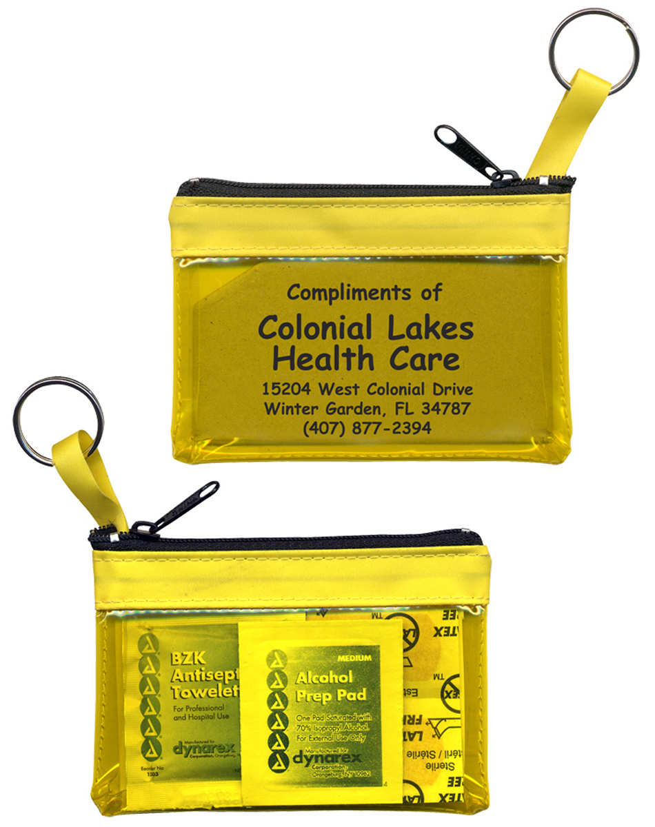 Custom Imprinted Clear View First Aid Pouch