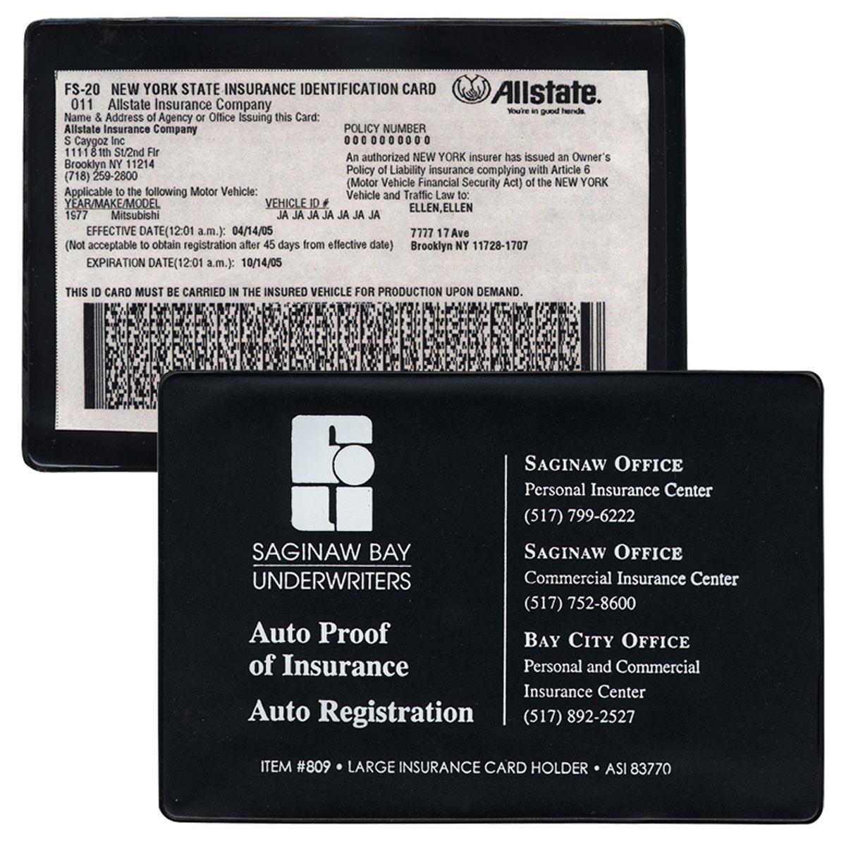 Promotional X-Large Insurance Card Holder