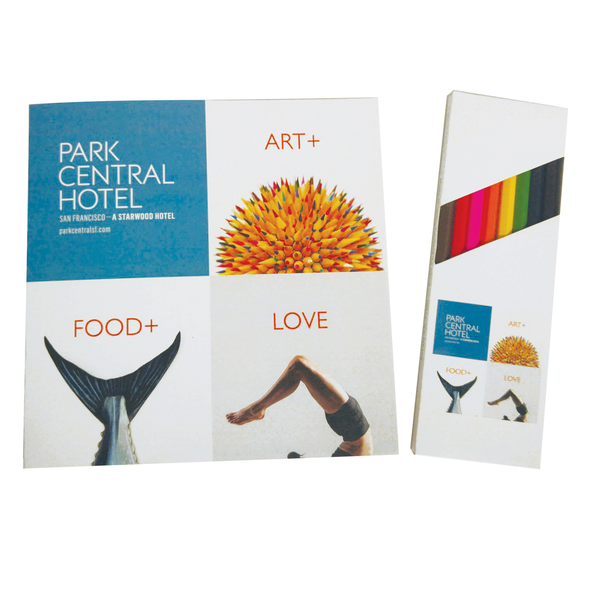 Promotional Adult Coloring Book And 8-Color Pencil Set