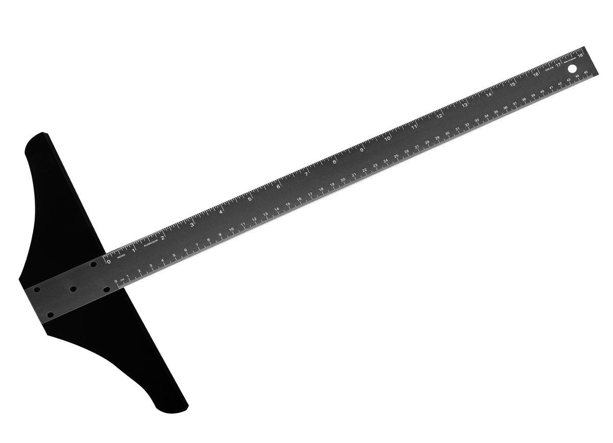 Custom Printed 18 inch Alumicolor Standard T Square Ruler