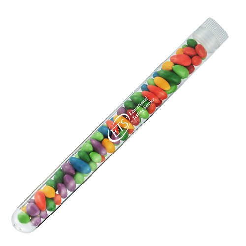 Test Tube Container with Candy Fillswith Logo