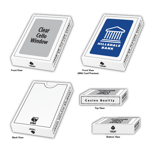 Custom Printed Custom Back and Faces Playing Cards