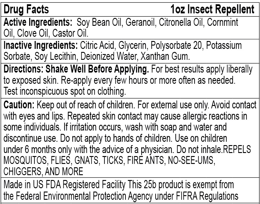 Promotional 1 oz. Insect Repellent Spray Bottle