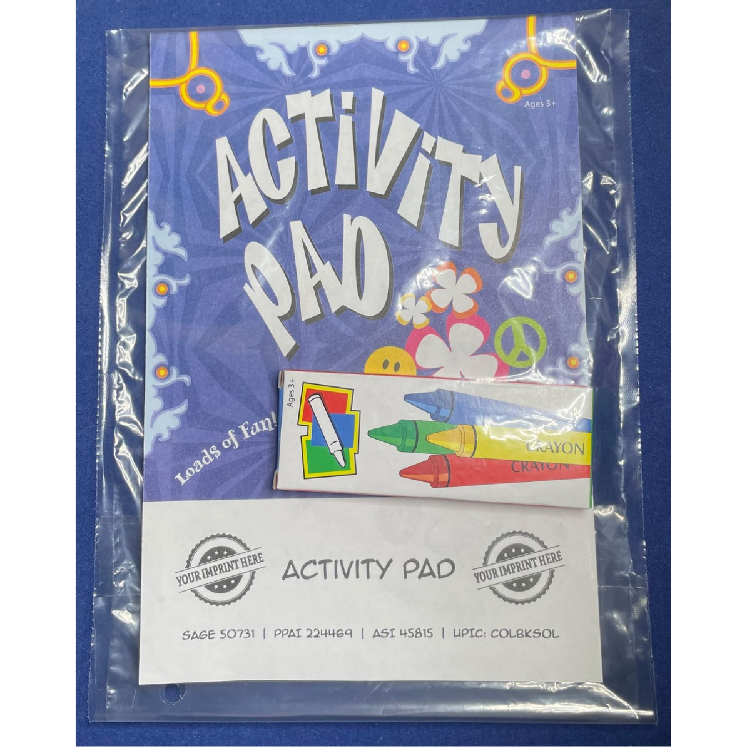 Promotional "Funky" Activity Pad