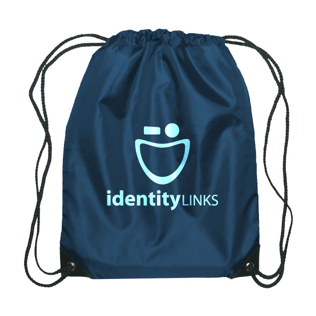 Custom Printed Alpha Drawstring Backpack