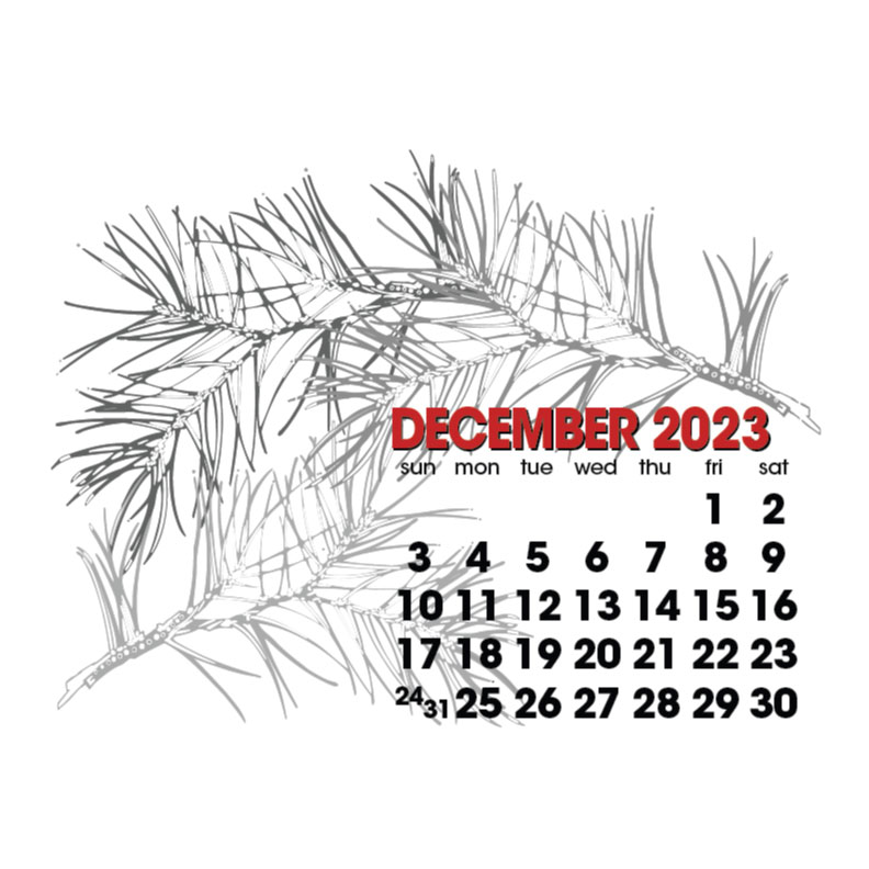 Custom Printed 2025 Adhesive Full Color Die-Cut Calendars