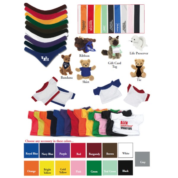 Custom Printed 7" Horse Stuffed Animal